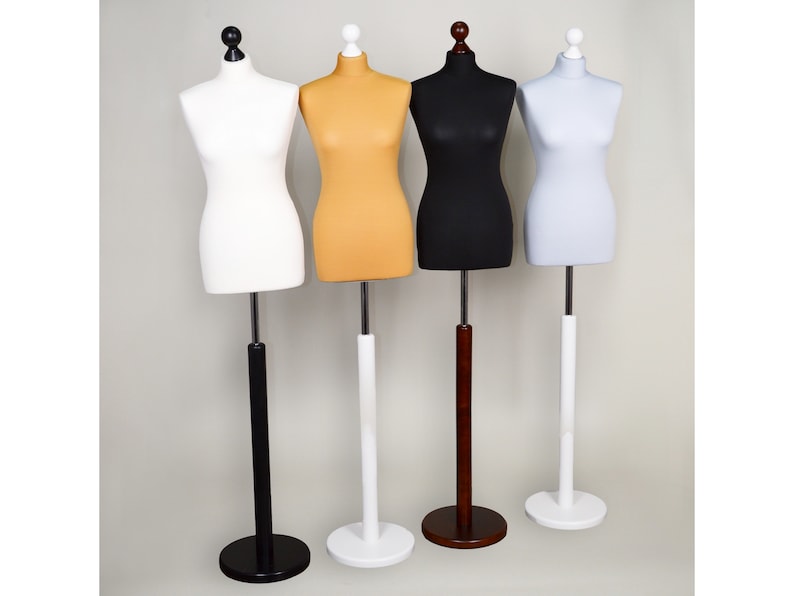 Size 36 (S) Female Tailor's Dummy - Sewing Dummy for Women, Dress Form ...
