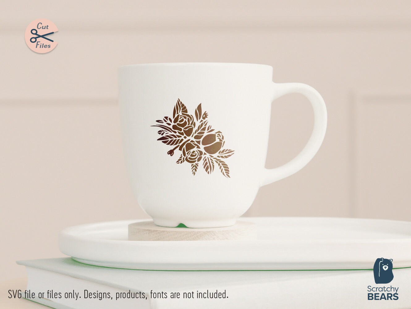 Rose Flower Cluster SVG File for Cricut Silhouette Rose SVG - Etsy