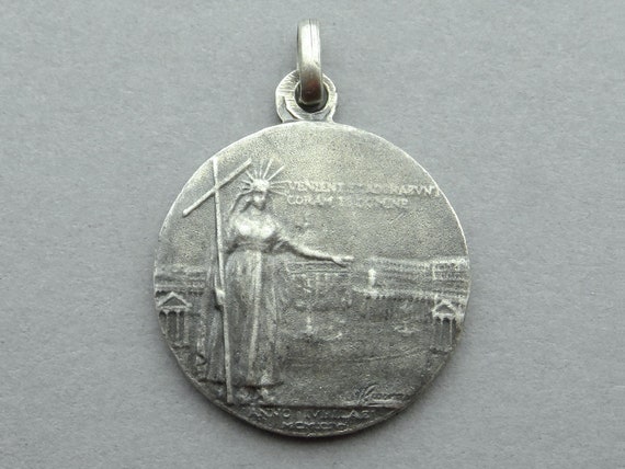 Saint Helena, Chi Rho, Cross, 1925. Antique Religious… - Gem
