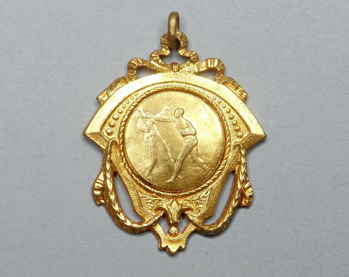 Boxing, Contest 1959. French Boxing Federation. Antique Sports Medal ...