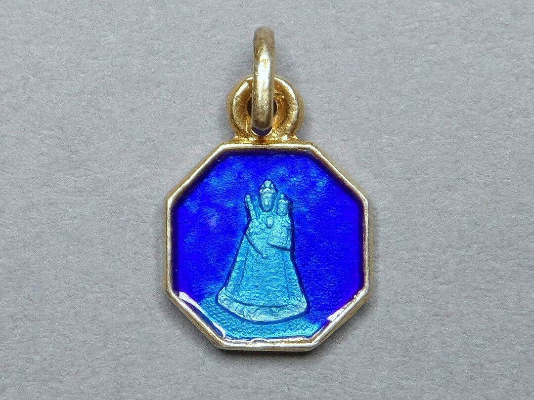 Our Lady of Oderen. Saint Virgin Mary and Jesus. Antique Religious ...