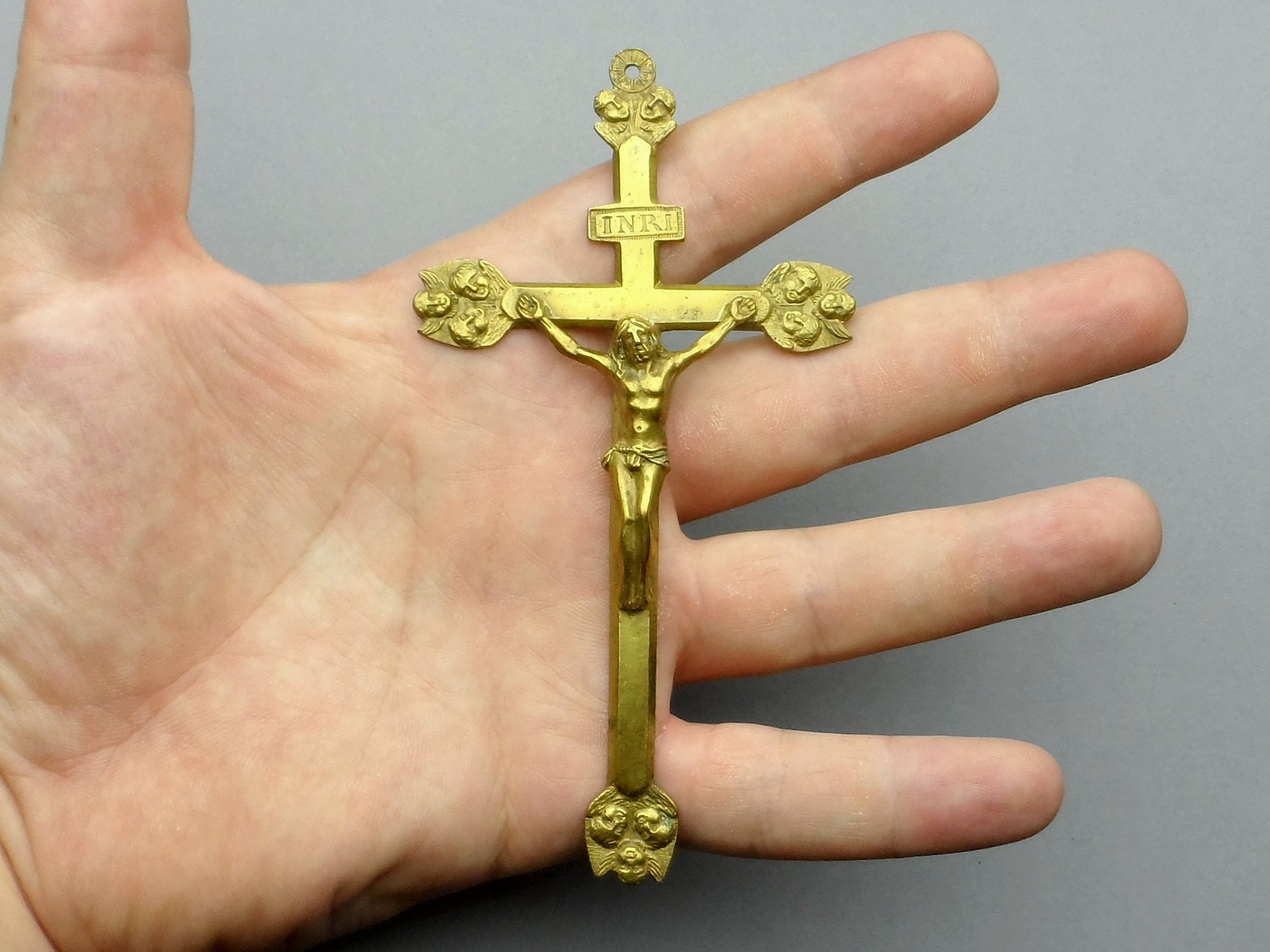 Crucifix. Souvenir De Mission 1821. Antique Religious Large - Etsy