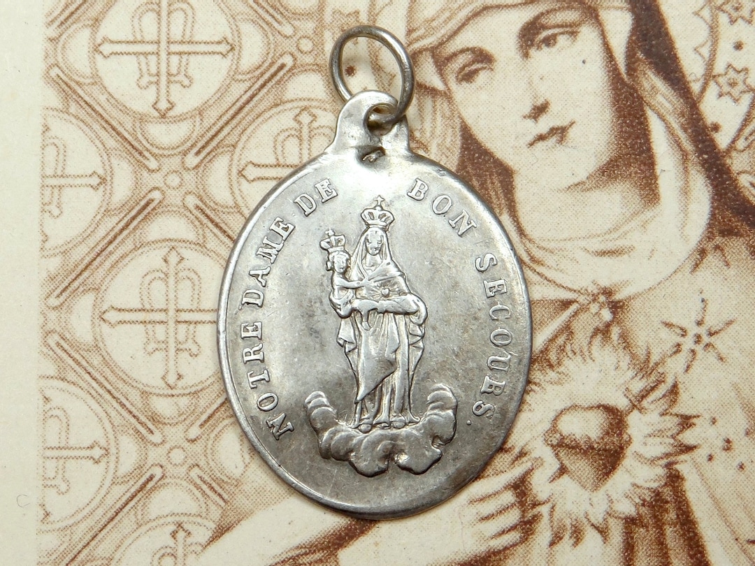 Our Lady of Bon Secours. Holy Virgin Mary. Hallmarked Hand (1845 - 1860 ...