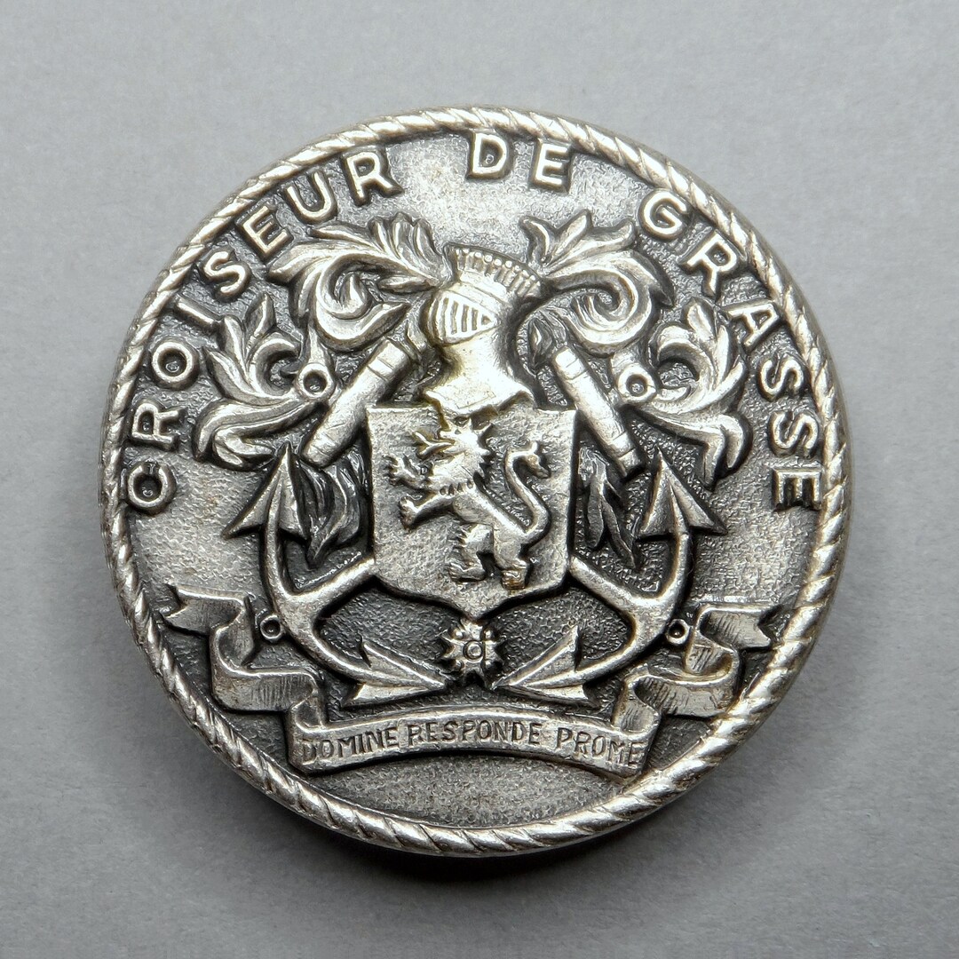 Anchor and Lion, Helmer, Armor, Coat of Arms. Antique Large Brooch. - Etsy