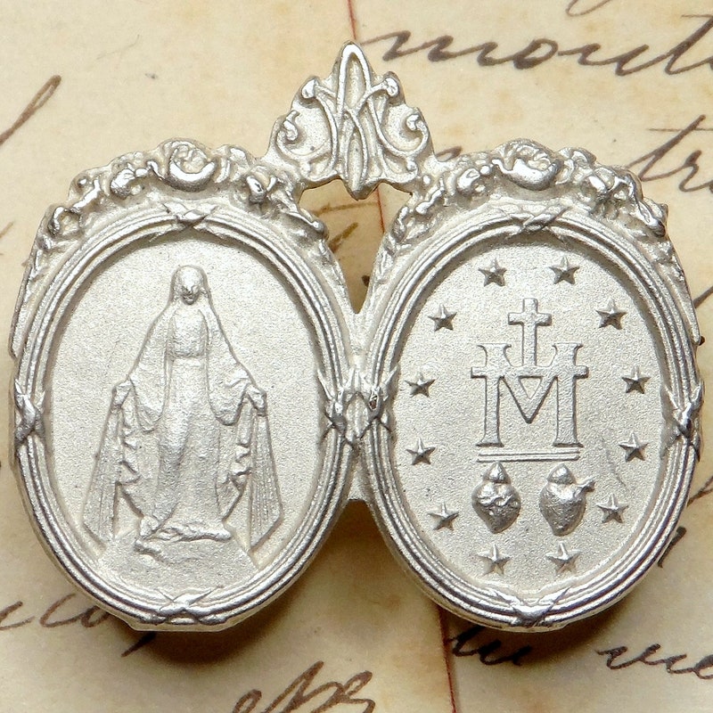 Virgin Mary Pin - Etsy