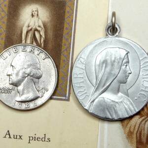 Maria Immac. Holy Virgin Mary. Sacred Heart. Antique Religious - Etsy