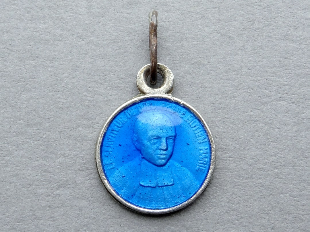 Mutien Marie Wiaux, of Malonne. Antique Religious Medal. Silver ...