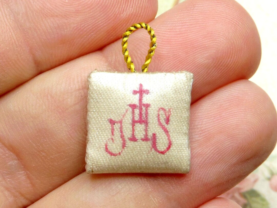 Agnus Dei, IHS. Antique Religious Catholic Relic. Medal, Pendant ...