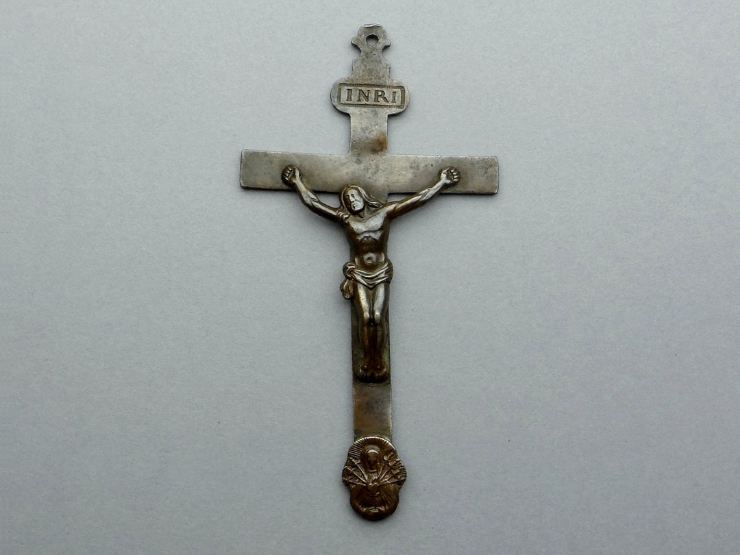 Crucifix 1826. Mater Dolorosa. Calvaire De Carcassonne. Antique ...