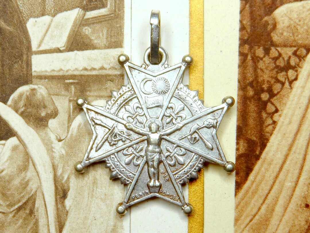 Crucifix. Arma Christi. Christ and Mary. Antique Religious Cross ...