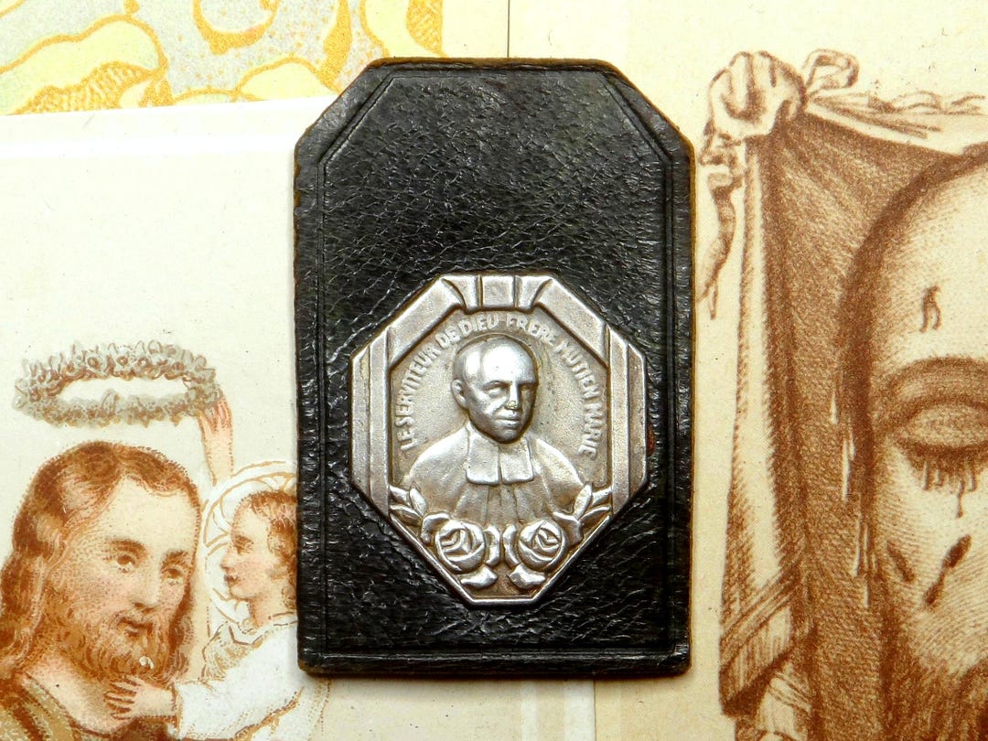 Mutien Marie Wiaux, of Malonne. Antique Religious Ex Indumentis. Relic ...
