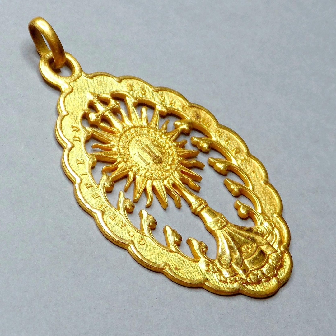 Monstrance, Confraternity of the Most Blessed Sacrament. Antique ...