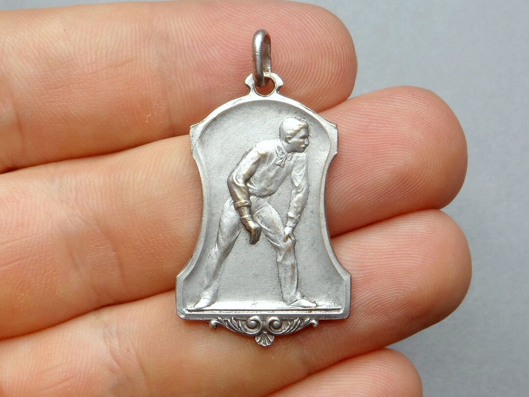 Sports Running. 1926 Cross. Man. Antique Large Pendant. Art - Etsy