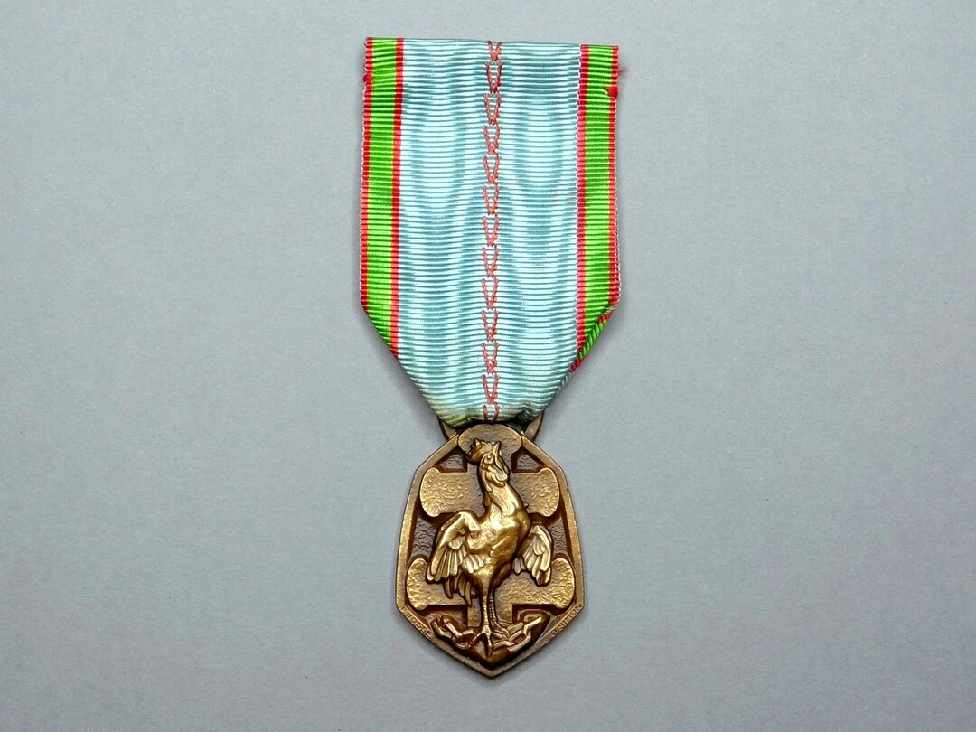 Rooster, French Commemorative War Medal WWII. 1939 1945. - Etsy