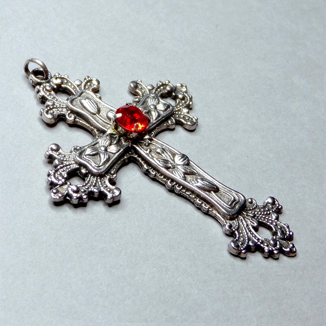 Large Pectoral Cross. Vintage Religious Pendant. Gothic. - Etsy