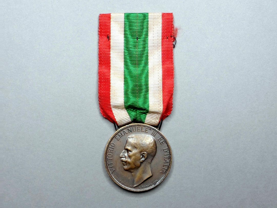 Commemorative Medal of the Unification of Italy 1848 - 1918. Italian ...