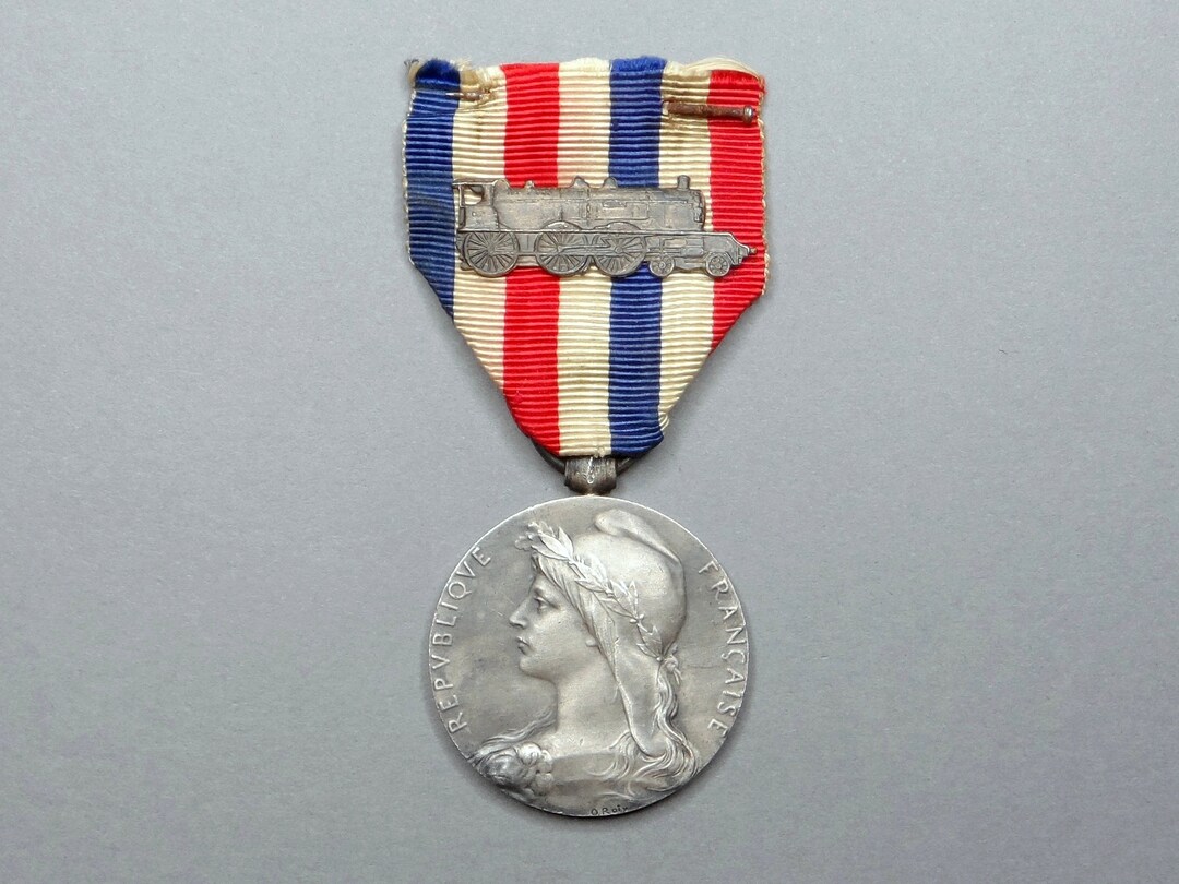 Woman, 1926. Antique Steam Locomotive. Medal by Roty. Large Pendant. - Etsy