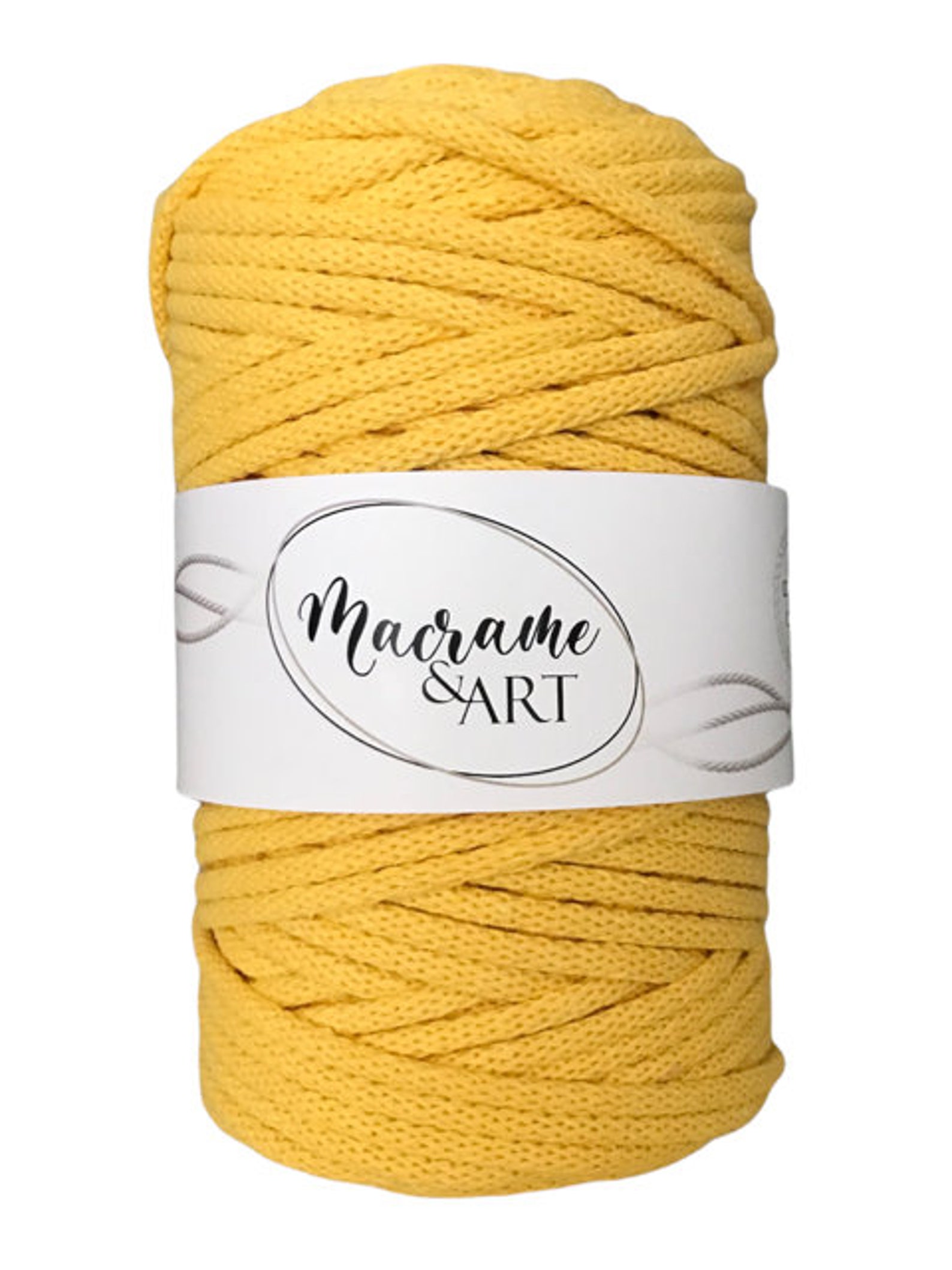 5 Mm 100 M(328.08 Ft) Braided Cotton Cord, Cotton Rope, Macrame Braided ...