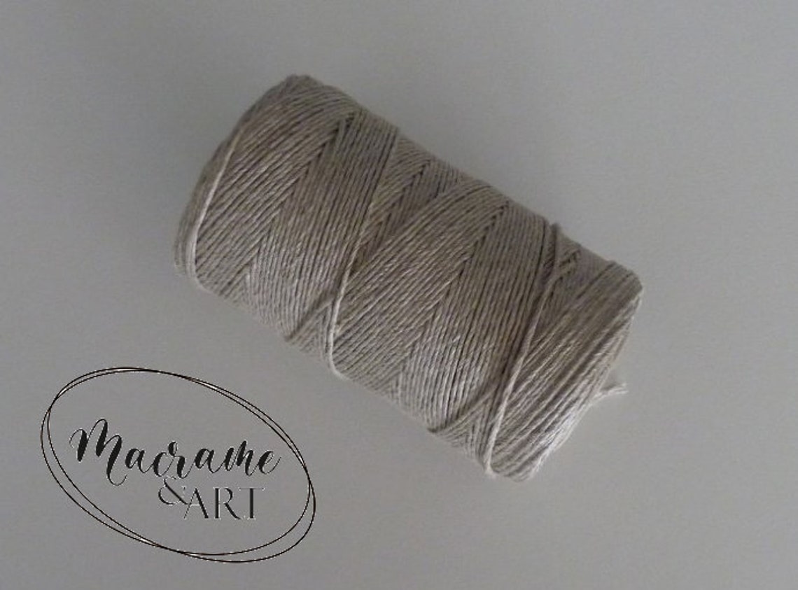 1mm LINEN Thread-white and Natural Color , 500 G flax Polish, Non ...