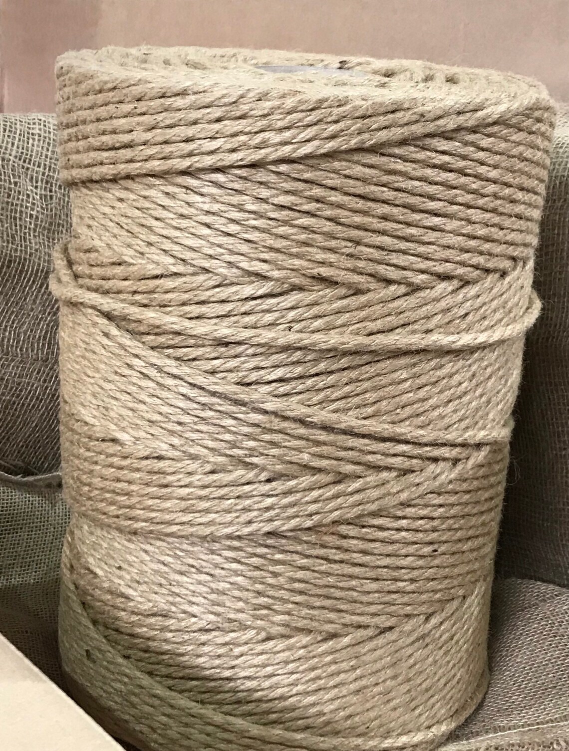 Jute Rope 6 Mm/10 M. Natural Jute Twisted Rope for Decorations|jute ...