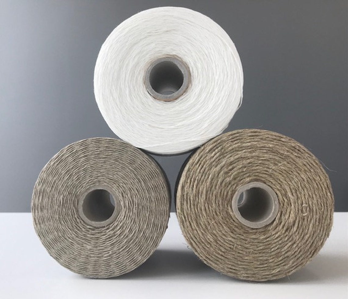 1mm LINEN Thread-white and Natural Color , 500 G (flax Polish, Non ...