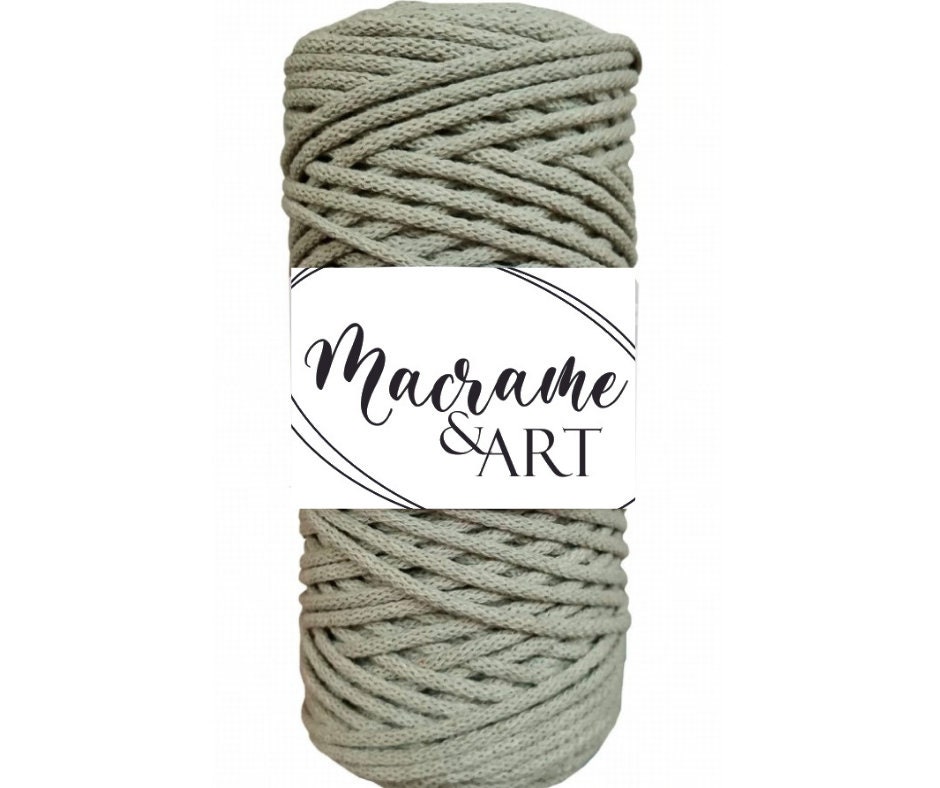 3 Mm 100 M 328.08 Ft Braided Cotton Cord Braided Cotton Rope Macrame ...