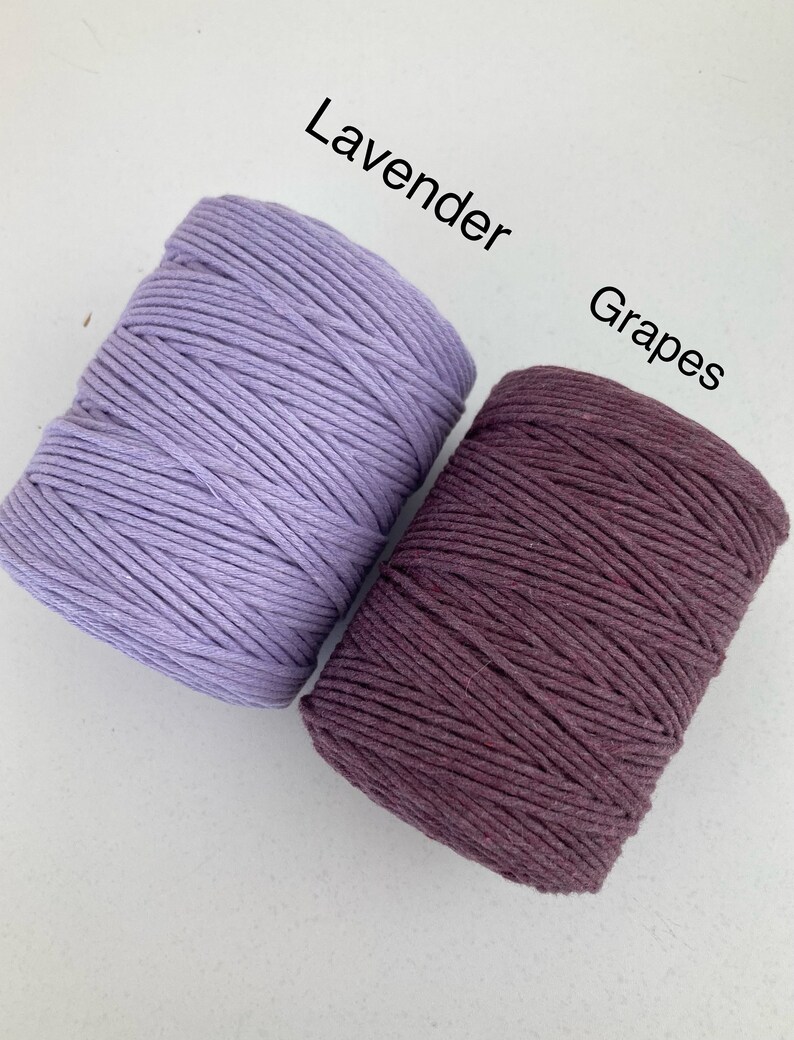 Soft Cotton Cord 2mm 150m (492 Feet), Single Strand Cord, Single Twist ...