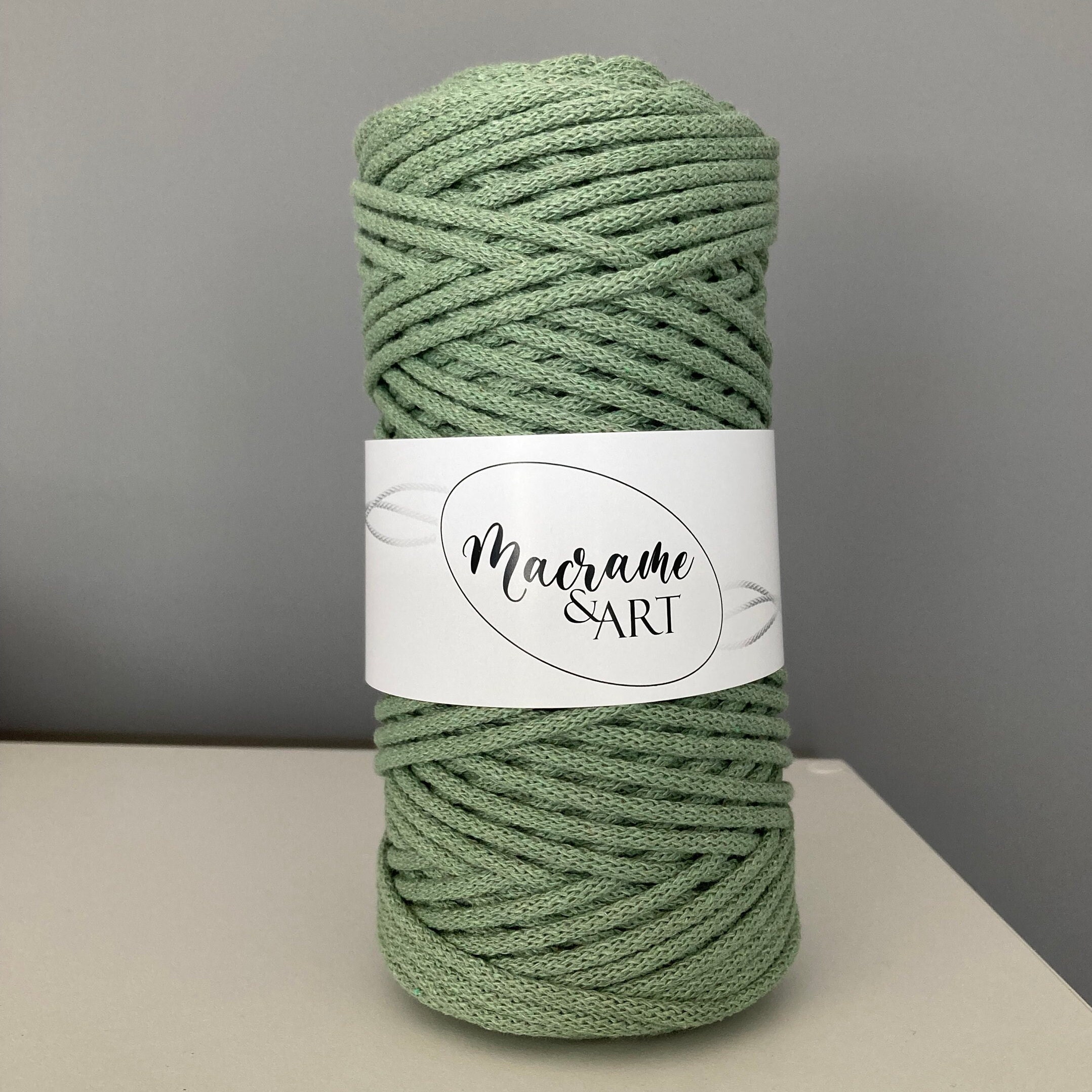 3 Mm 100 M 328.08 Ft Braided Cotton Cord Braided Cotton Rope Macrame ...