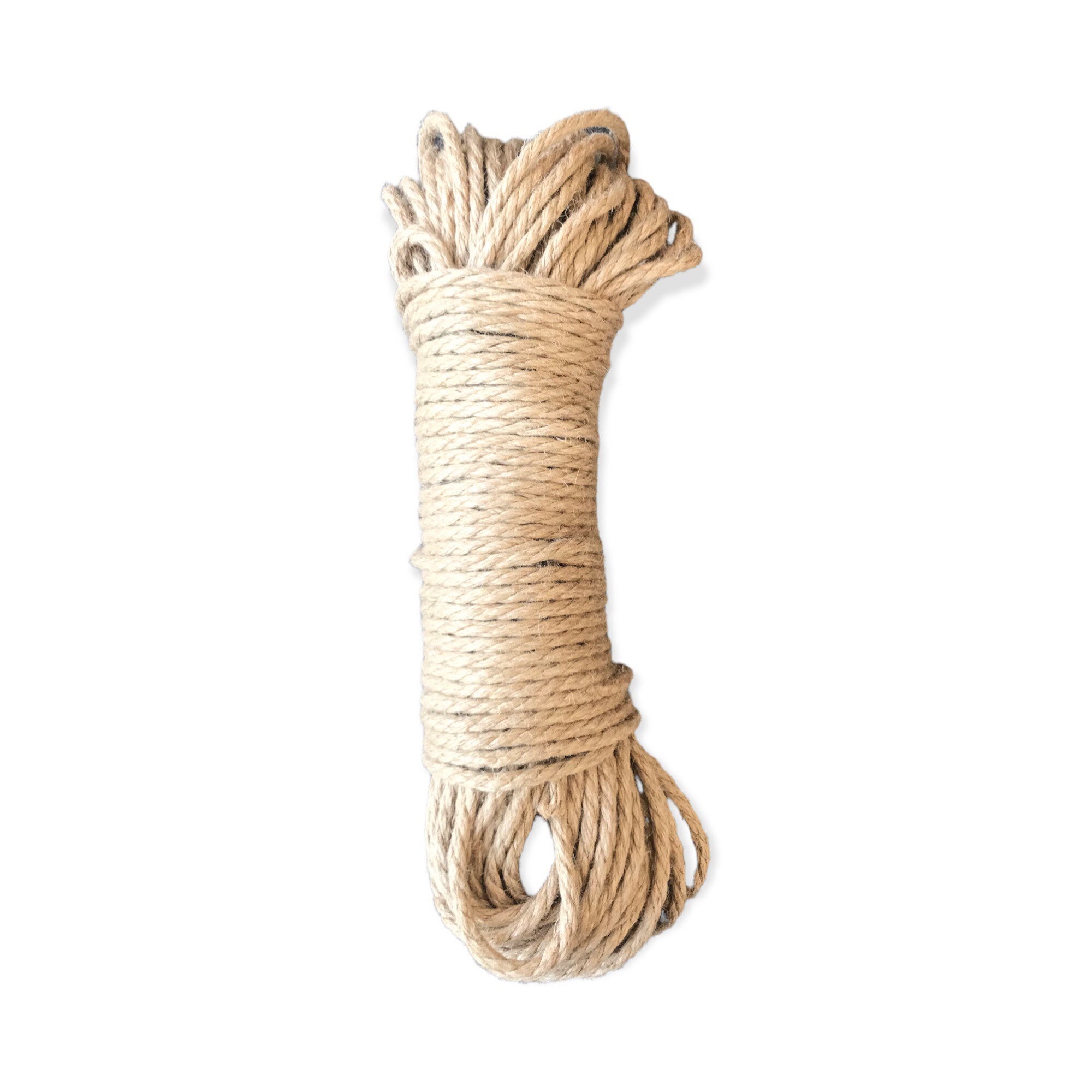 Jute Rope 6 Mm/10 M. Natural Jute Twisted Rope for Decorations|jute ...