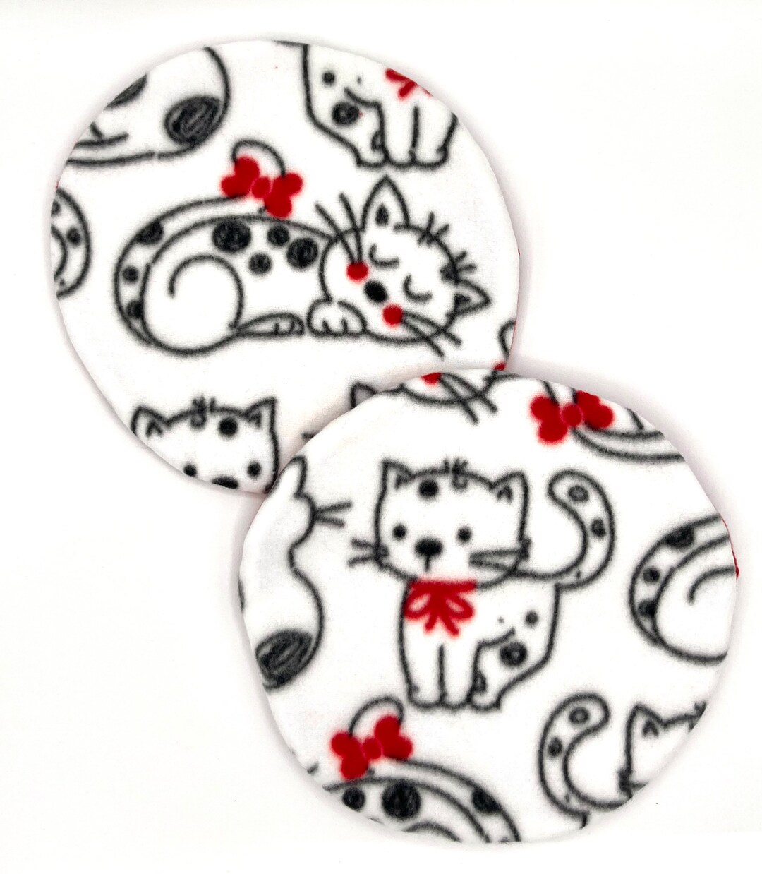 Red Ribbon Cats Snugglesafe Cover - Etsy