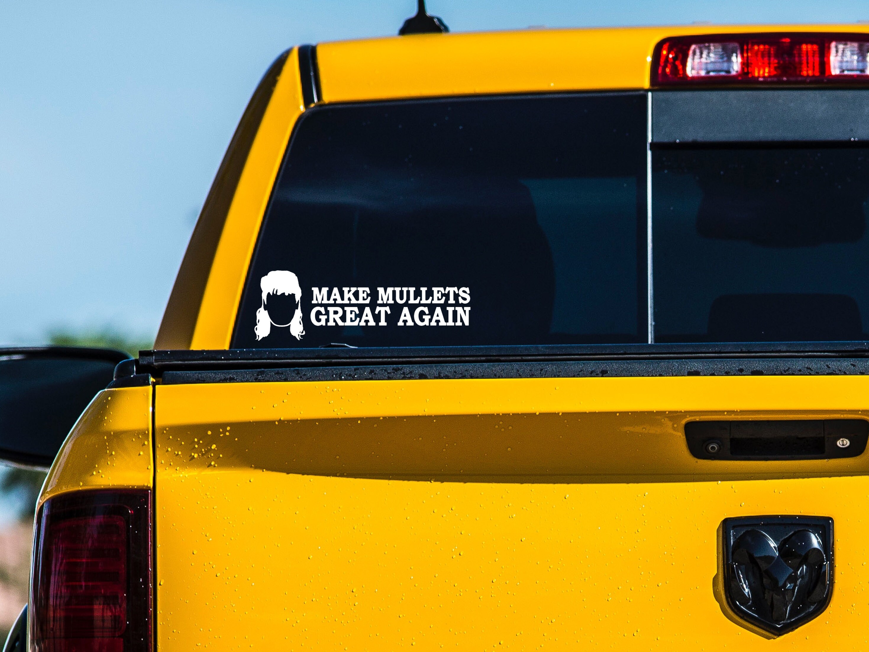 Make Mullets Great Again Vinyl Decal Sticker / Redneck / Decals for ...