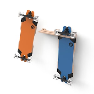 Longboard / Skateboard Wall Storage - Double Board Display - Etsy