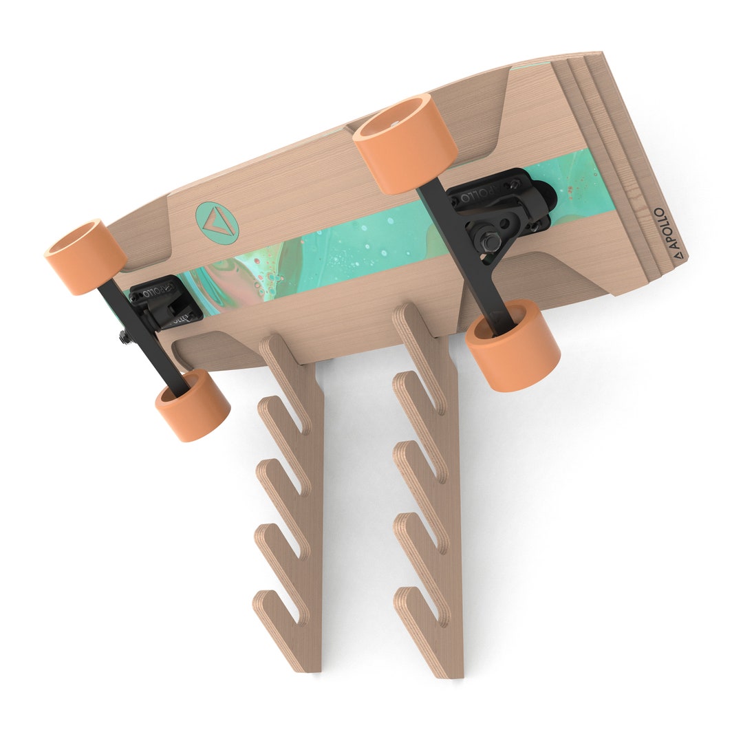 Longboard / Skateboard Wall Mount - Angled - Etsy