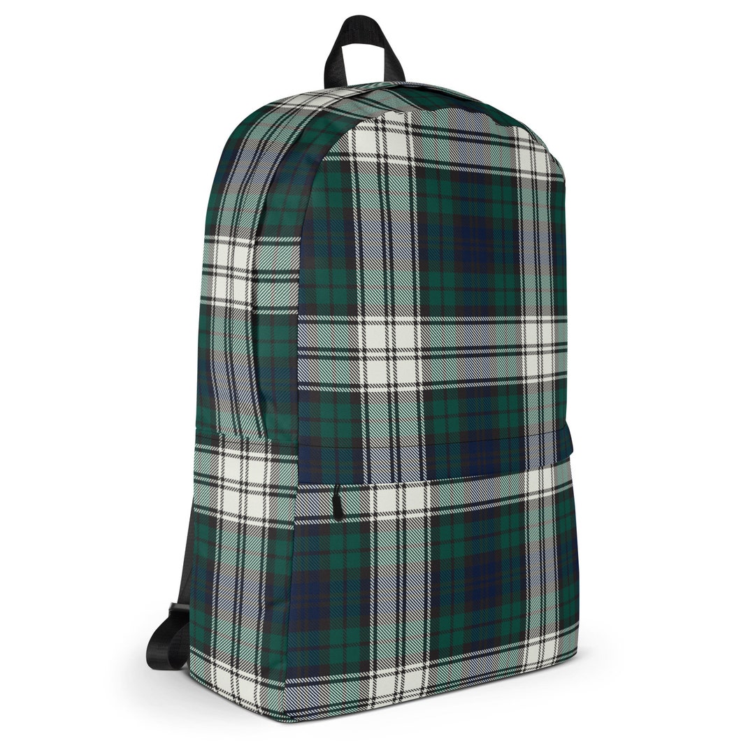 Dress Watch Backpack, Preppy Plaid Everyday Bag, Carry All Bag for ...