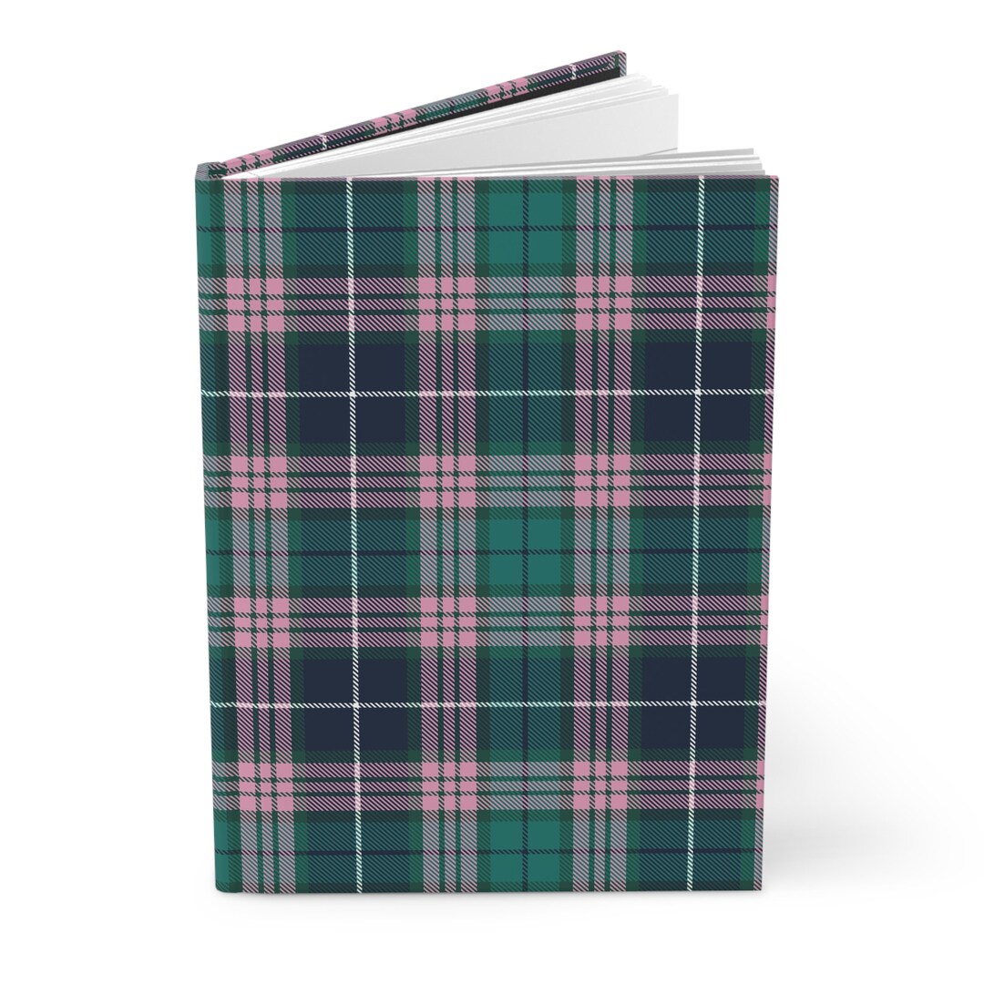 Elwyn Glen Writing Journal, Preppy Plaid Stationery, Lined Notebook for ...