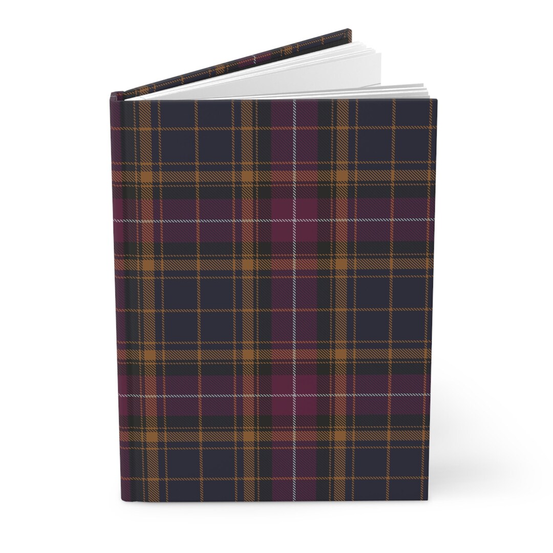 Highland Romance Diary, Tartan Writing Journal, Plaid Lined Notebook ...