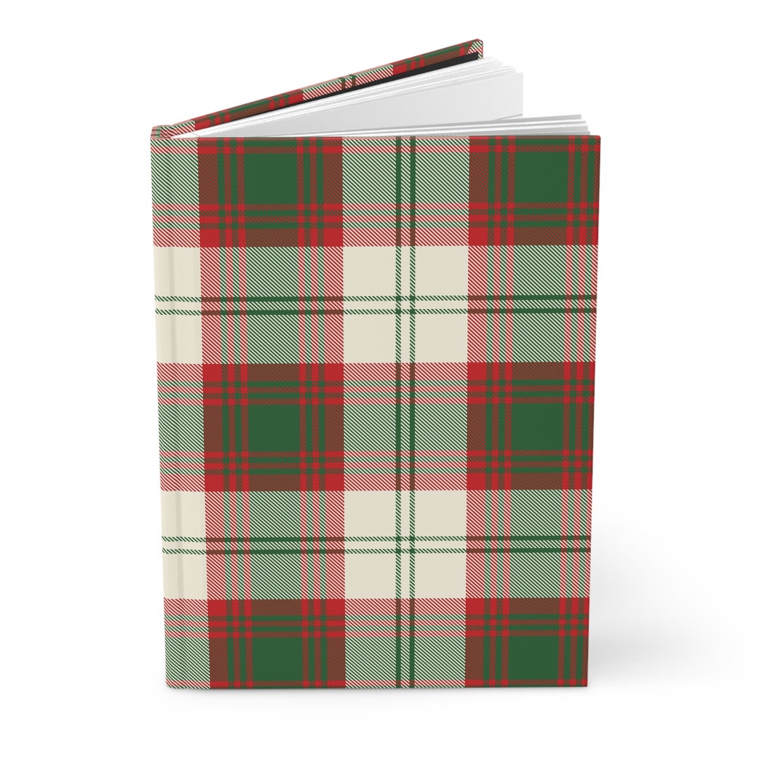 Lindsay Dress Red Plaid Notebook, Scottish Tartan Journal, Travel Diary ...