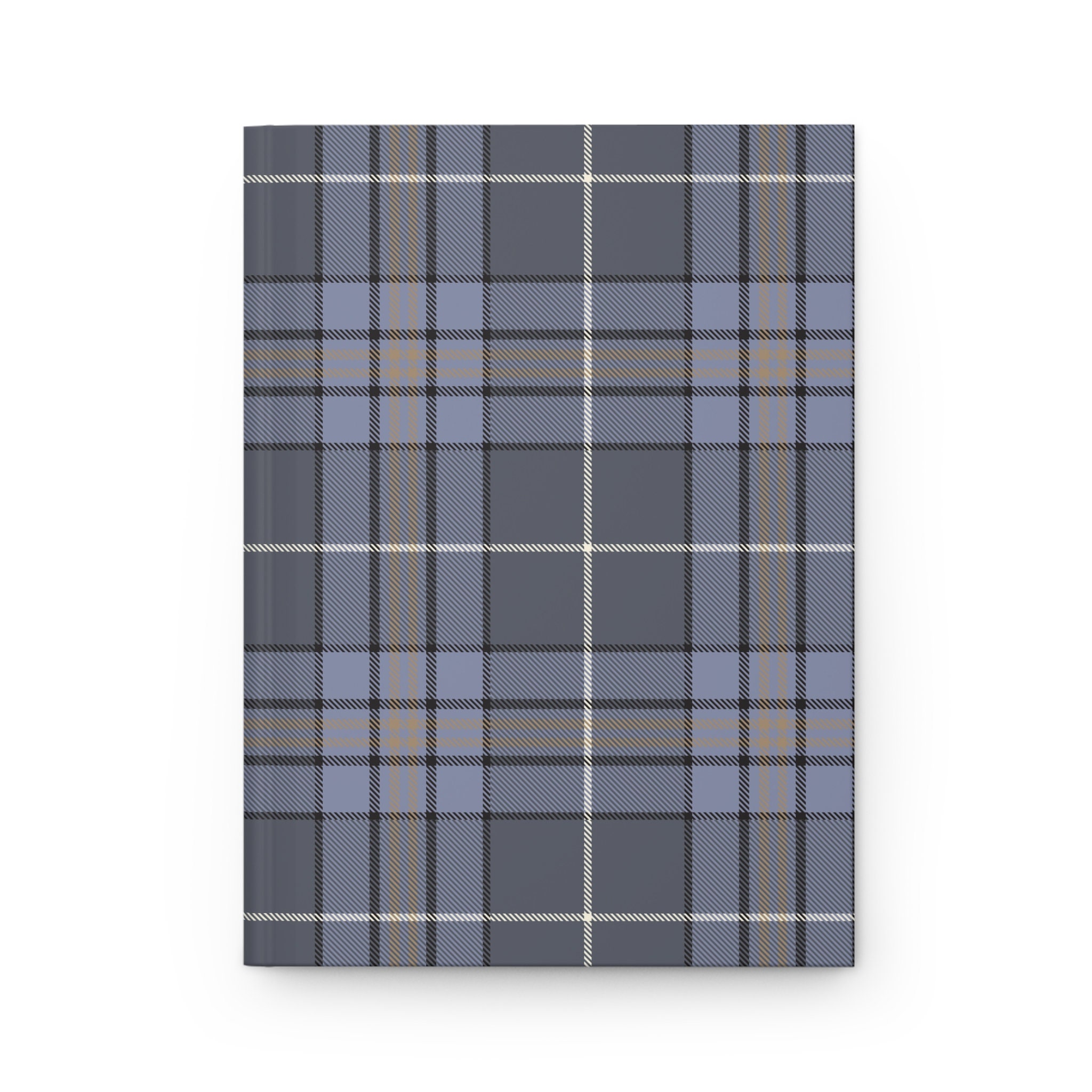 Hebridean Granite Journal, Gray Plaid Lined Notebook, Tartan Diary ...