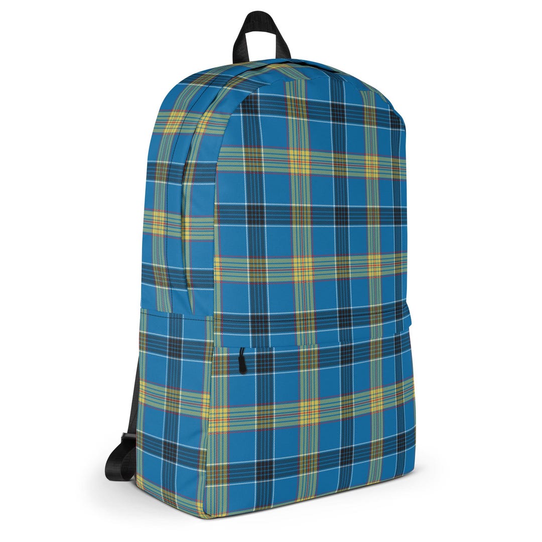 Laing Backpack, Preppy Plaid Everyday Bag, Carry All Bag for Student - Etsy