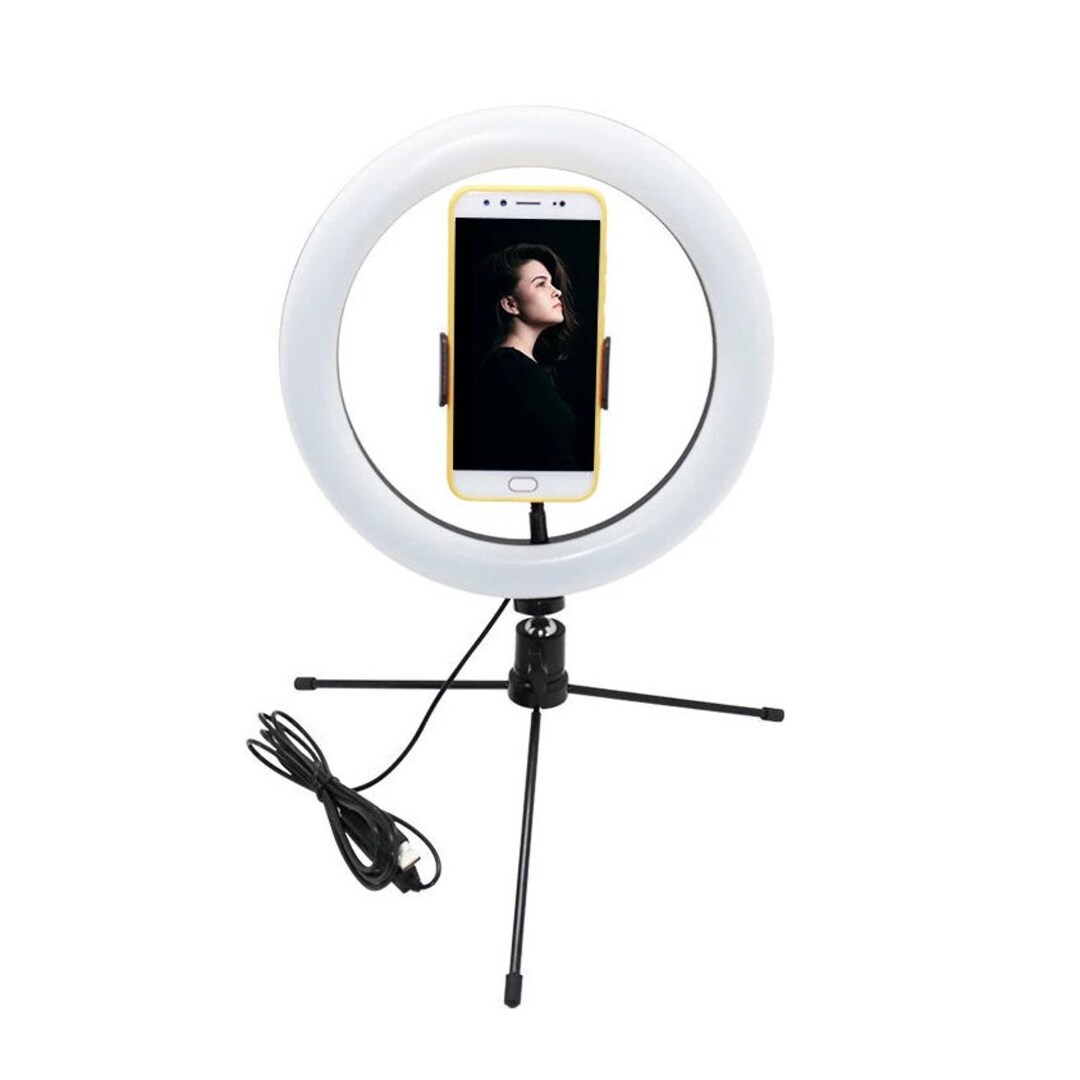 10.2 LED Ring Light With Desktop Stand Live Streaming, Tiktok Videos ...