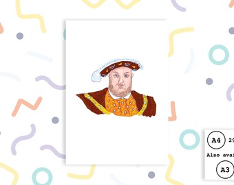 Henry Viii Poster - Etsy UK