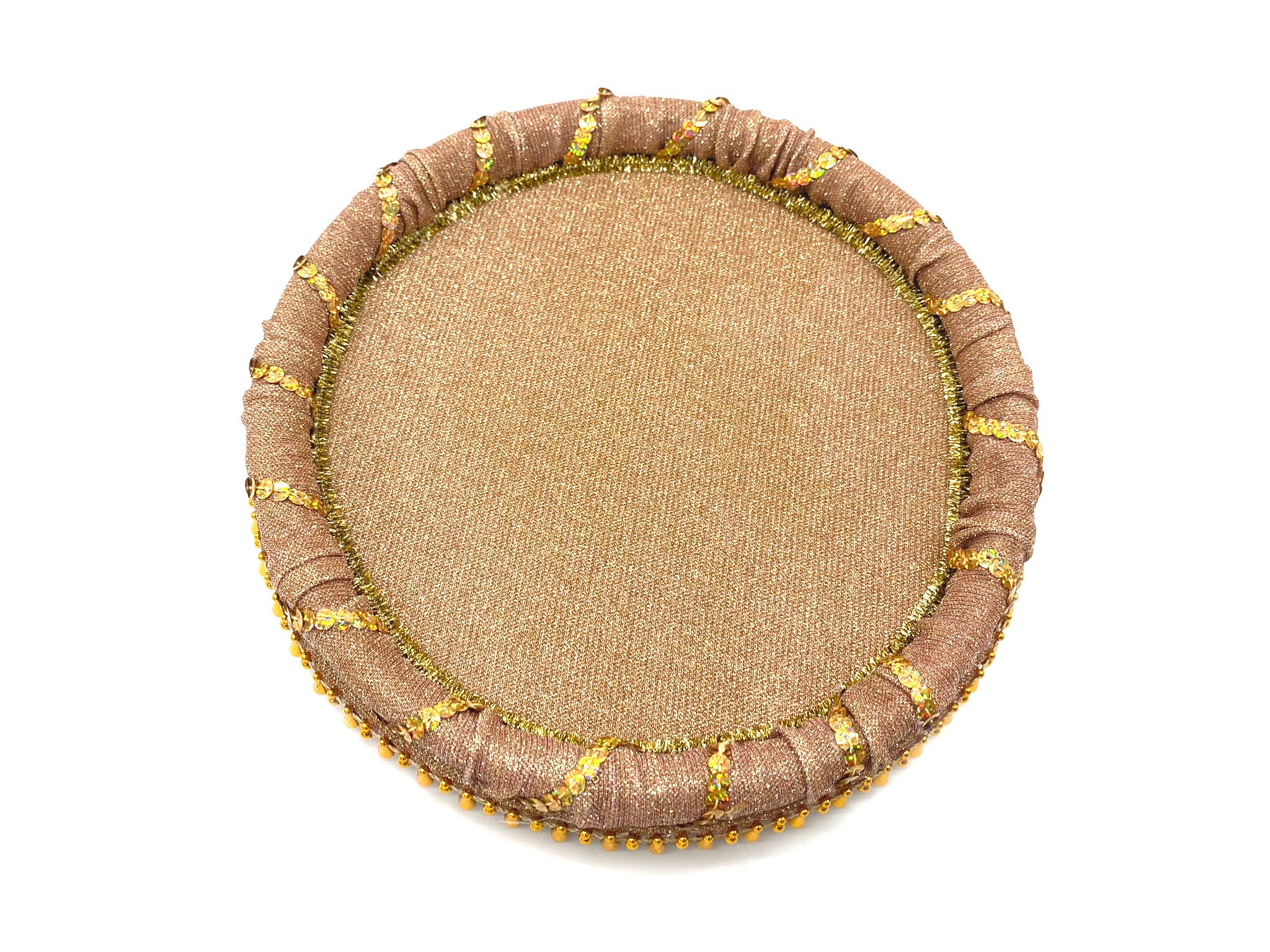 Gold Tray Basket Wedding Indian Mendhi Nikkah Shaadi Bracelet Holder ...