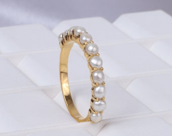 Pearl Wedding Band | Etsy