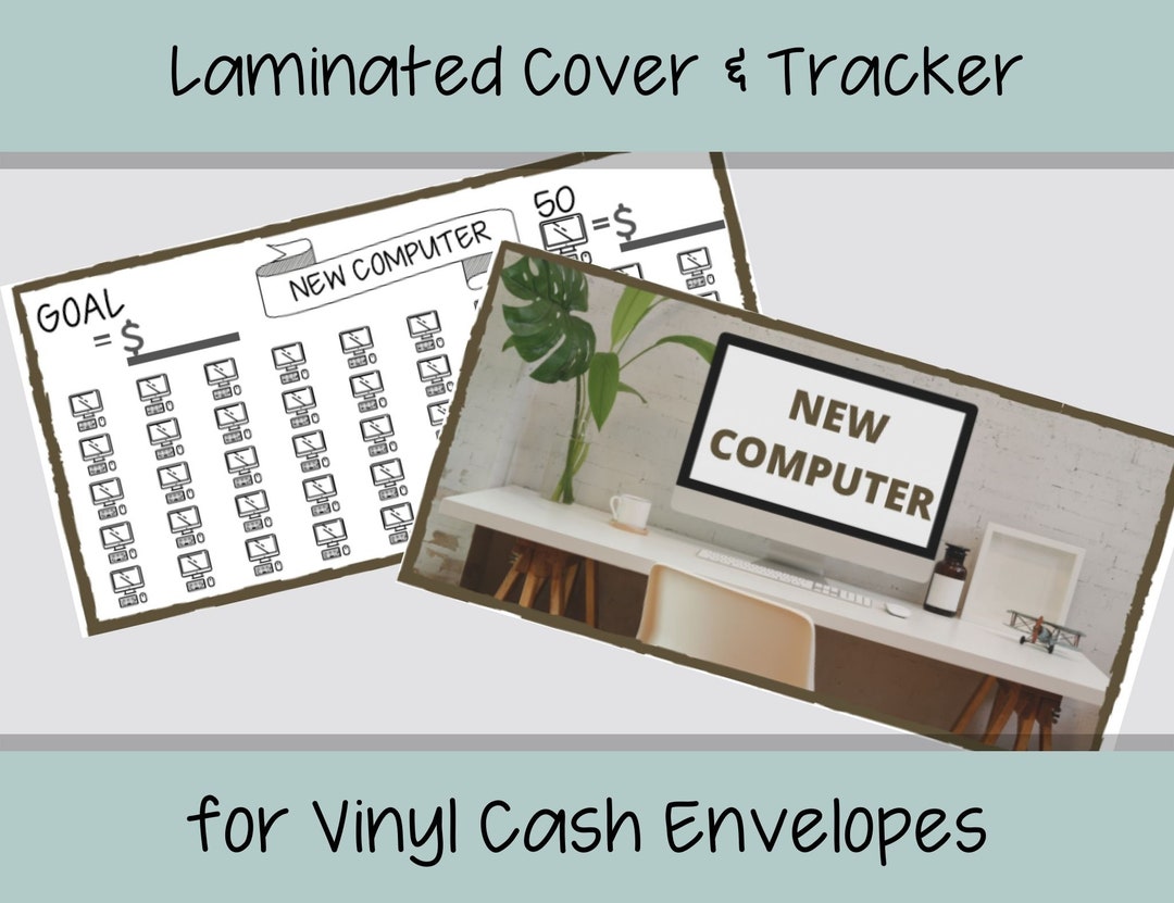 NEW COMPUTER Cover & Tracker for A6 Cash Envelopes, New Computer ...