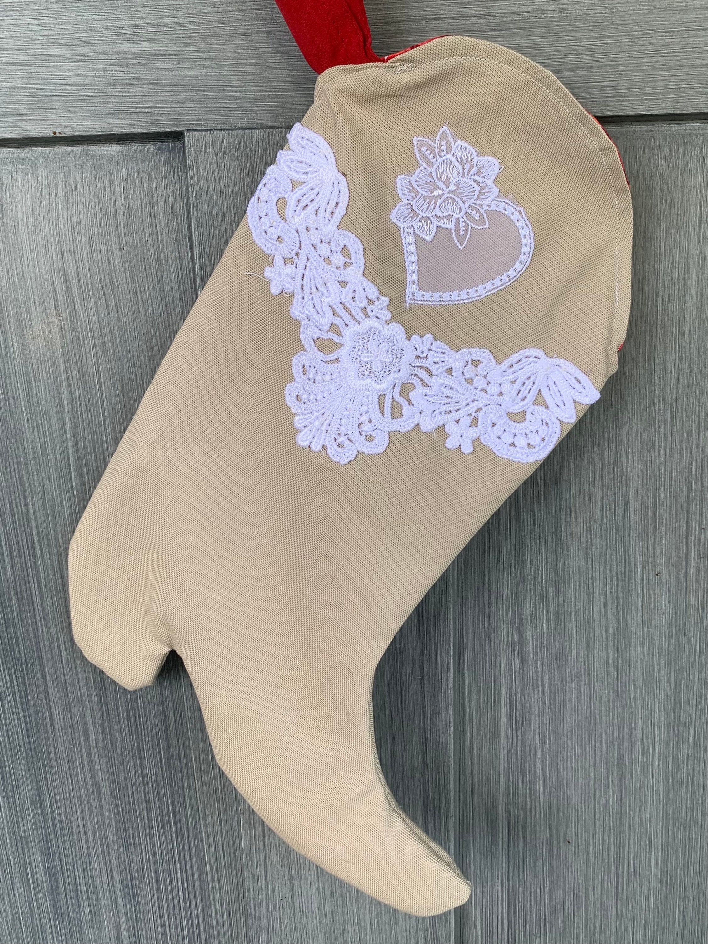 Handmade Cowboy Boot Christmas Stocking - Etsy