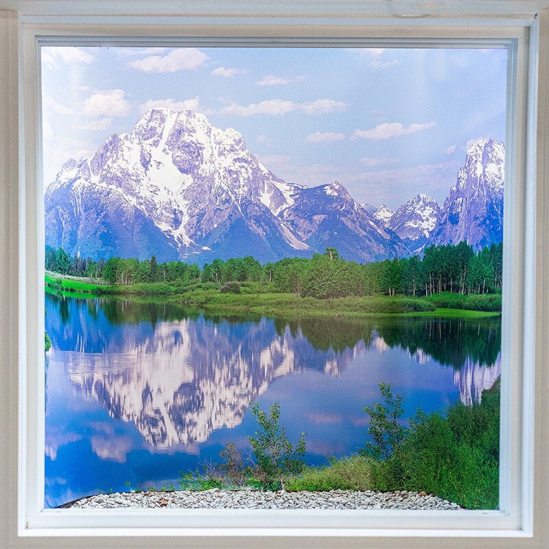 Mountain Scene Window Film - Etsy