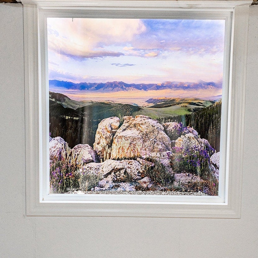 Window Well Scene-sunrise - Etsy