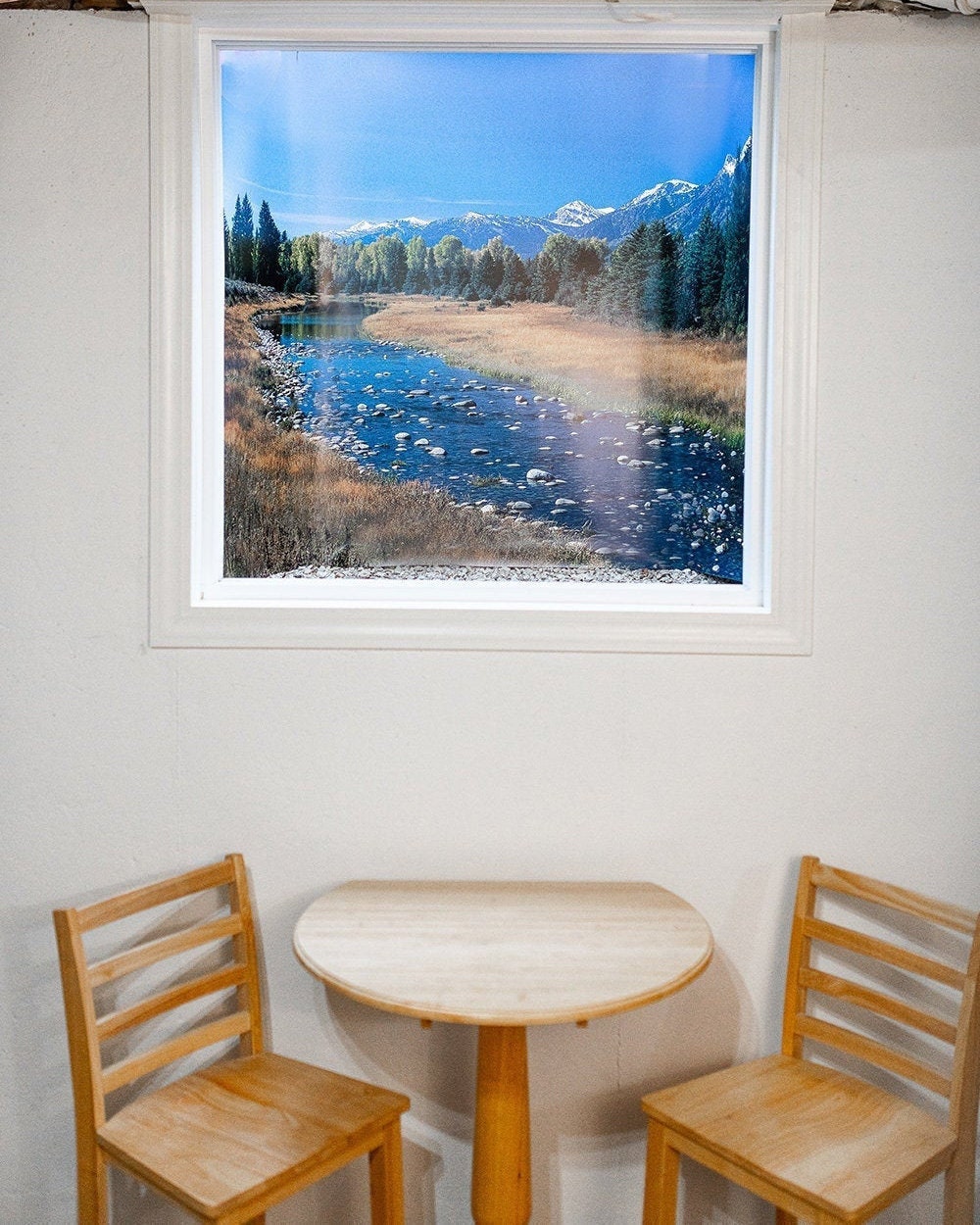 Window Well Scene-river - Etsy