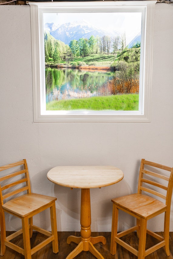 Window Well Scene-lake - Etsy