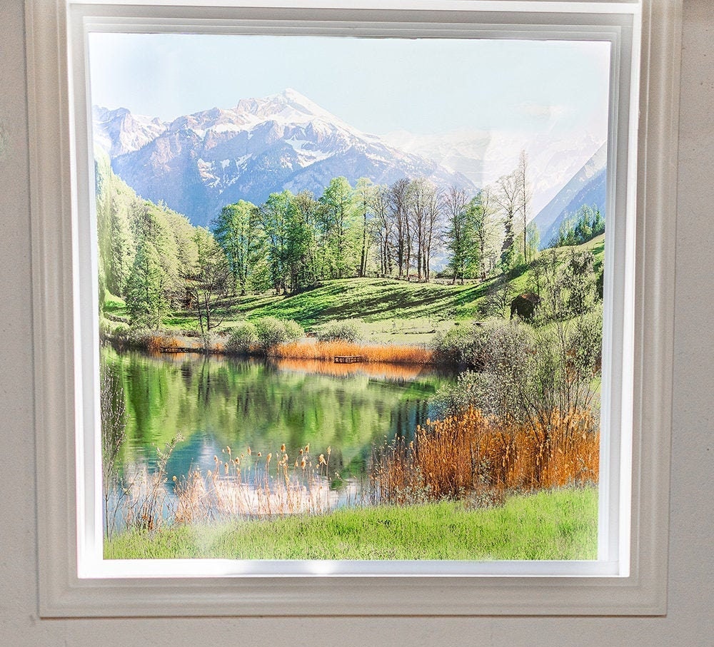 Window Well Scene-lake - Etsy